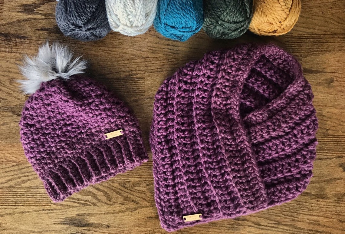 Queen Cowl Scarf Plum - Chunky Crochet Scarf - Crochet Winter Fashion ...