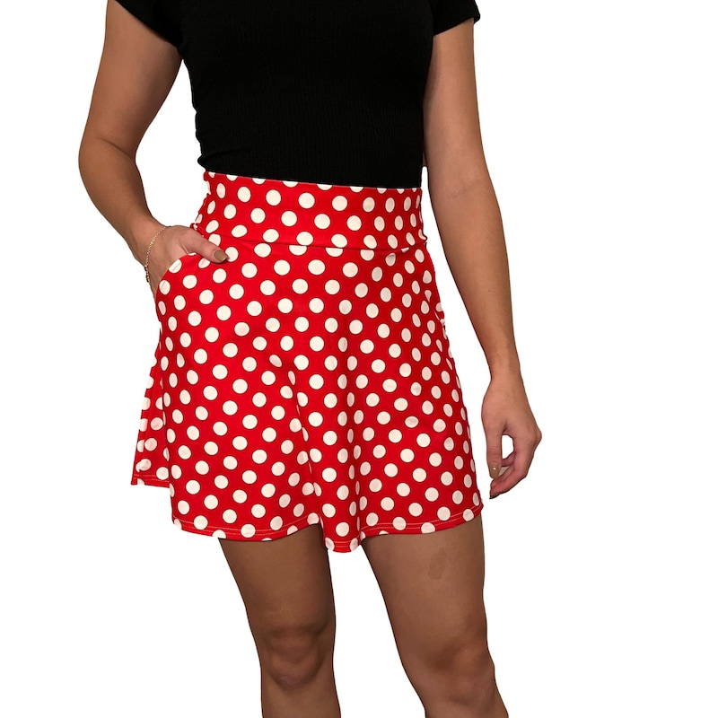 Polka Dot Skirt Plus Size - Etsy