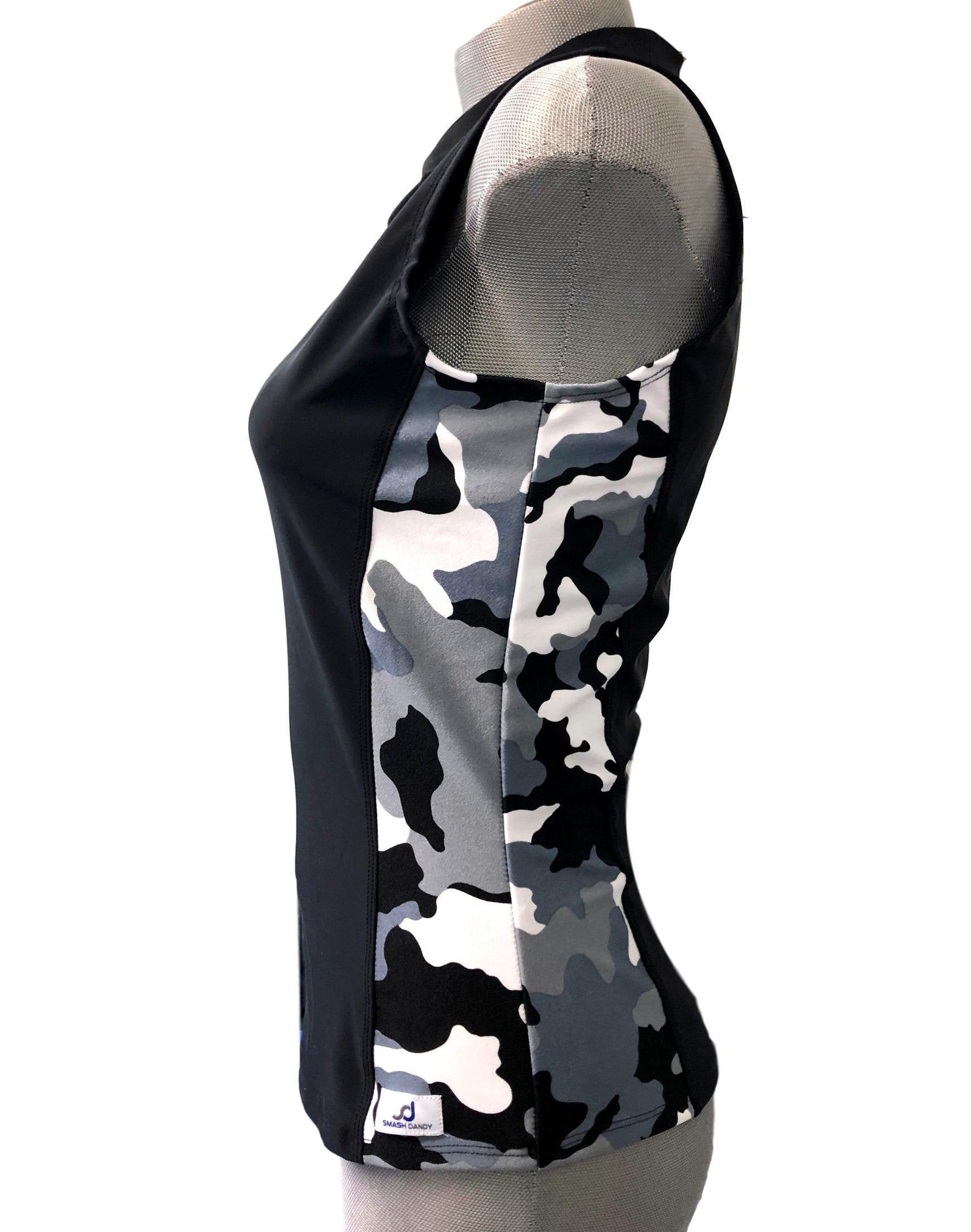 Black and White Camo Athletic Golf Outfit Athletic Collared | Etsy