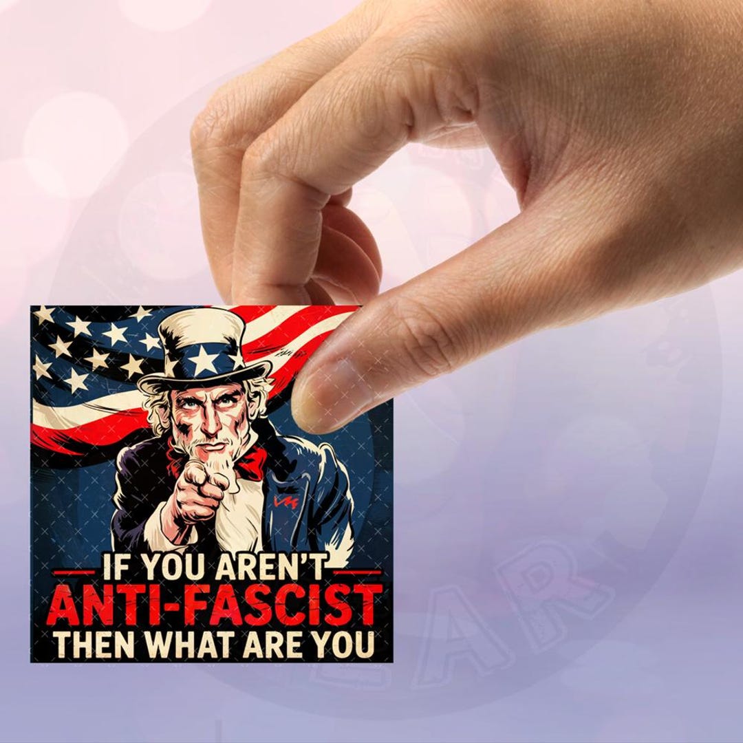 Anti Fascist Sticker, Anti Trump Decal, Resist, Anti Nazi, Resistance ...