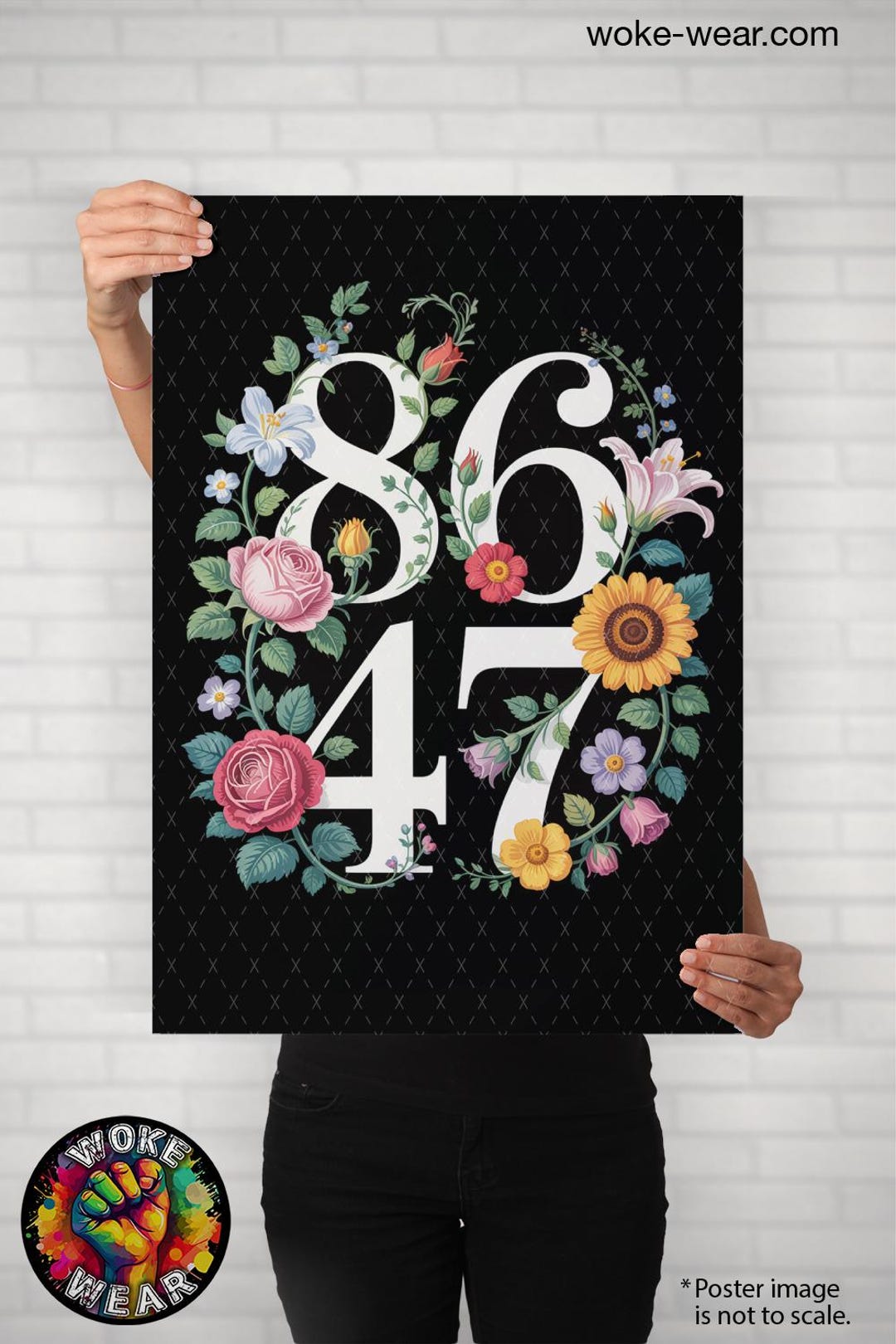 Protest Poster, 86 47, Resist Fascim, Fight the Trump Regime, 50501 ...