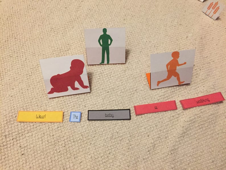 Printable Montessori Grammar Farm - Etsy