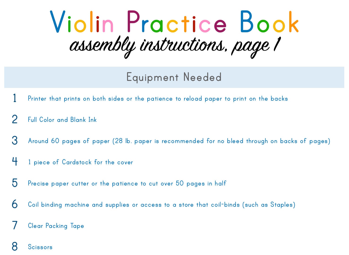 Violin Lesson Practice Book for Suzuki Violin Books 1 & 2 - PDF - Etsy