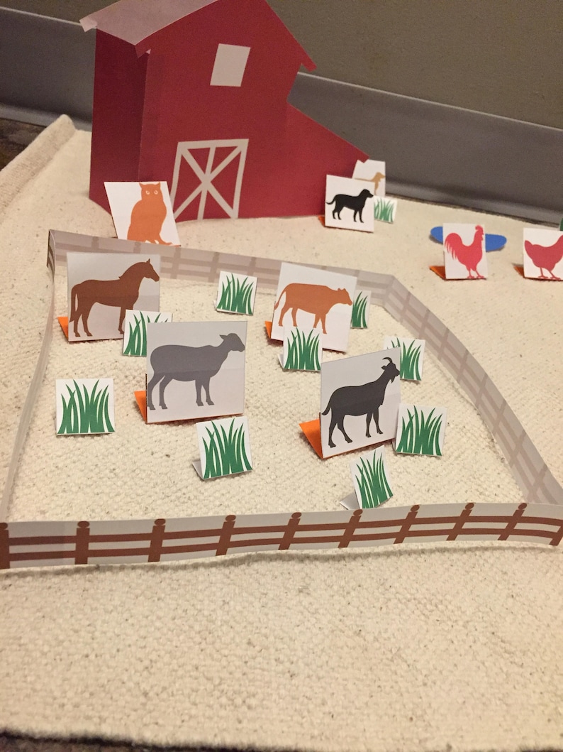 Printable Montessori Grammar Farm - Etsy UK