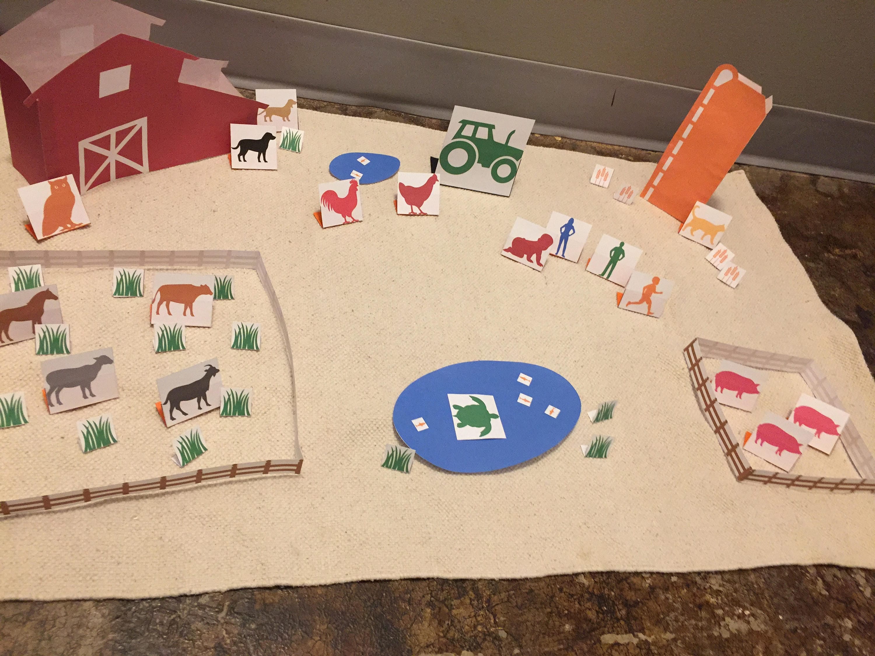 Printable Montessori Grammar Farm - Etsy