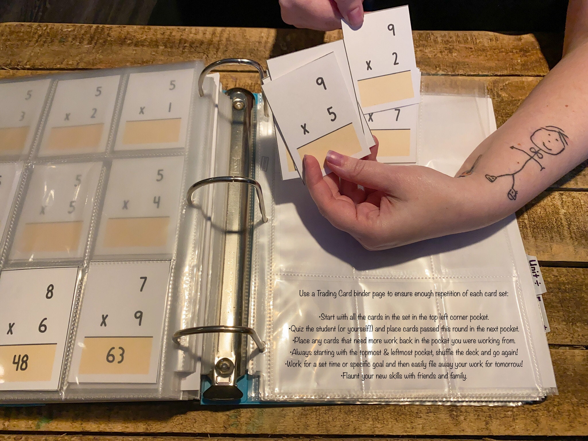 Unit Radicals Flash Cards - Etsy