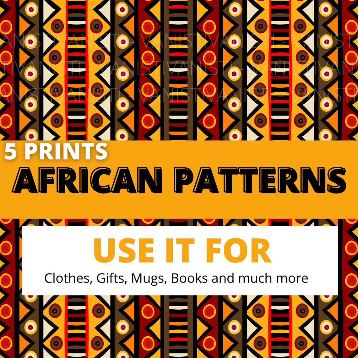 African Cloth Patterns | Digital Seamless African Print | Instant ...