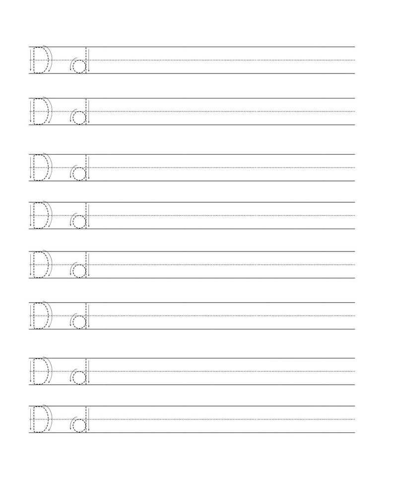 26 Printable Lowercase and UPPERCASE Alphabet Tracing Worksheets ...