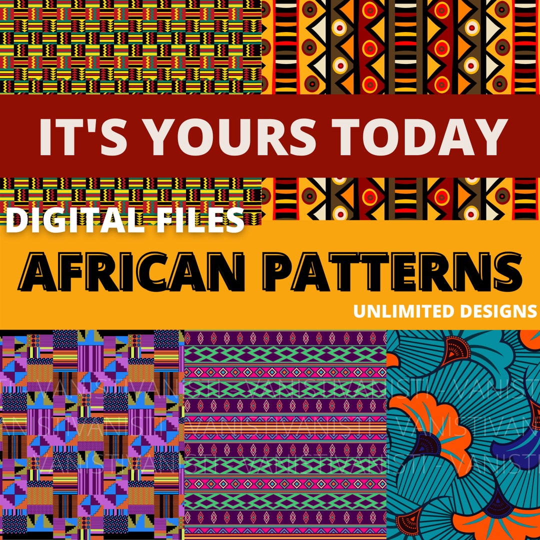 African Cloth Patterns | Digital Seamless African Print | Instant ...