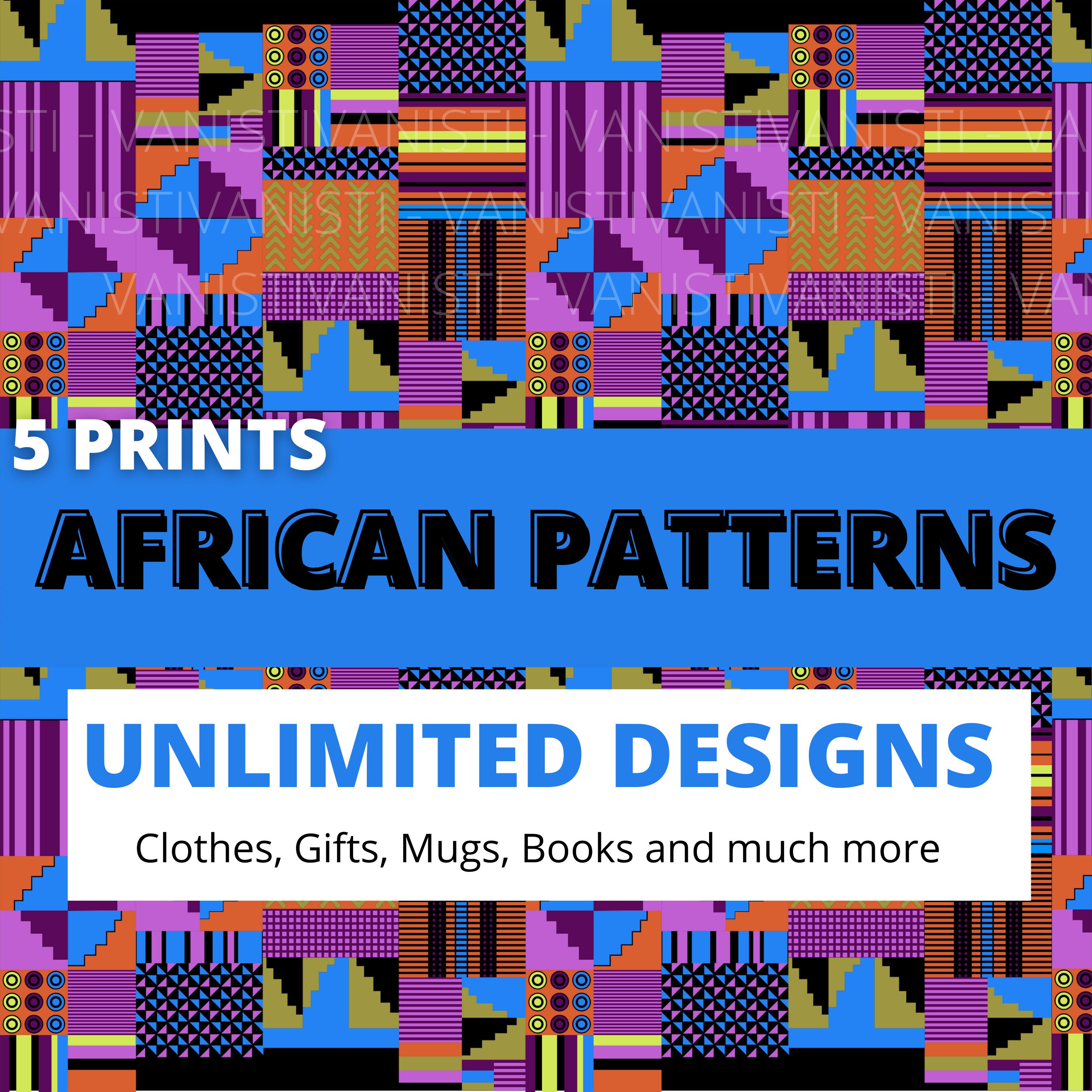 African Cloth Patterns | Digital Seamless African Print | Instant ...