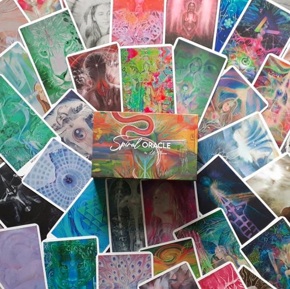 Spiral Oracle Deck Oracle Cards Original Art Deck - Etsy