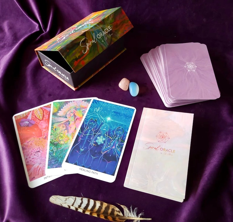 Spiral Oracle Deck Oracle Cards Original Art Deck Etsy