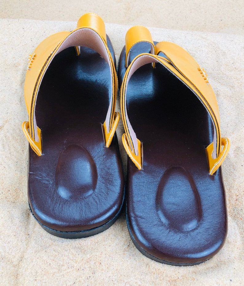 Men's Mustard Yellow Vegan Leather Sandals Sandcruisers - Etsy
