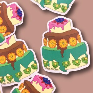 The Ultimate Cake Sticker - Etsy