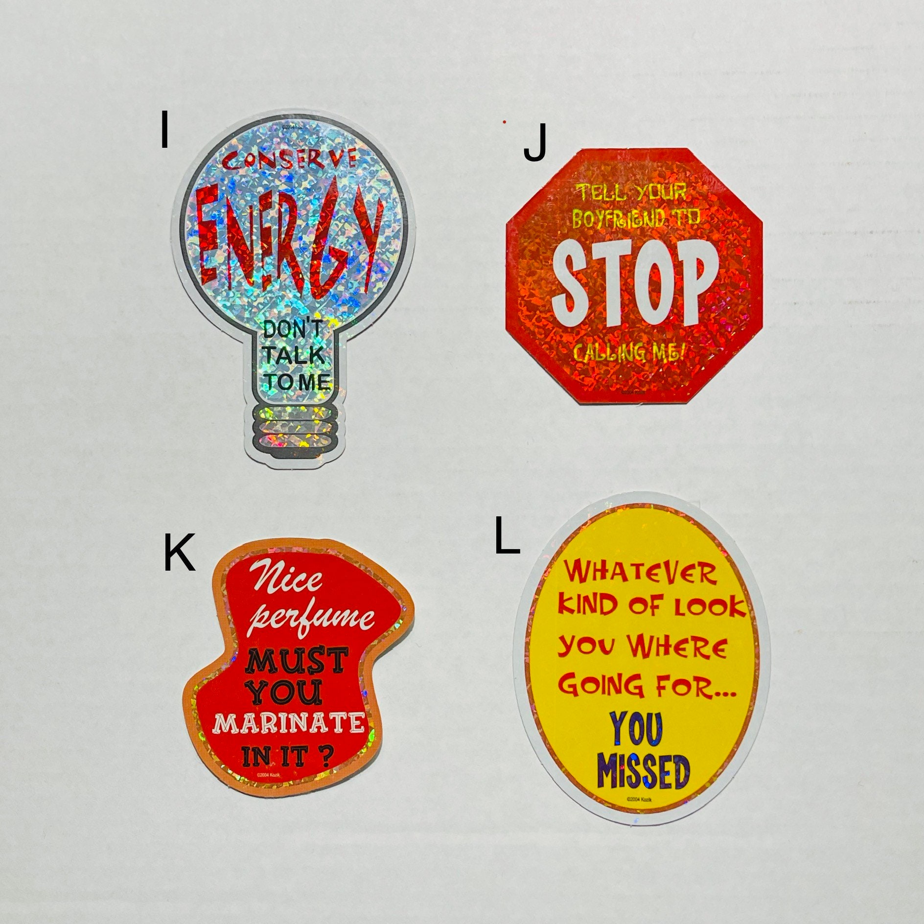 Vintage Funliners Vending Machine Stickers From Early 2000s | Etsy