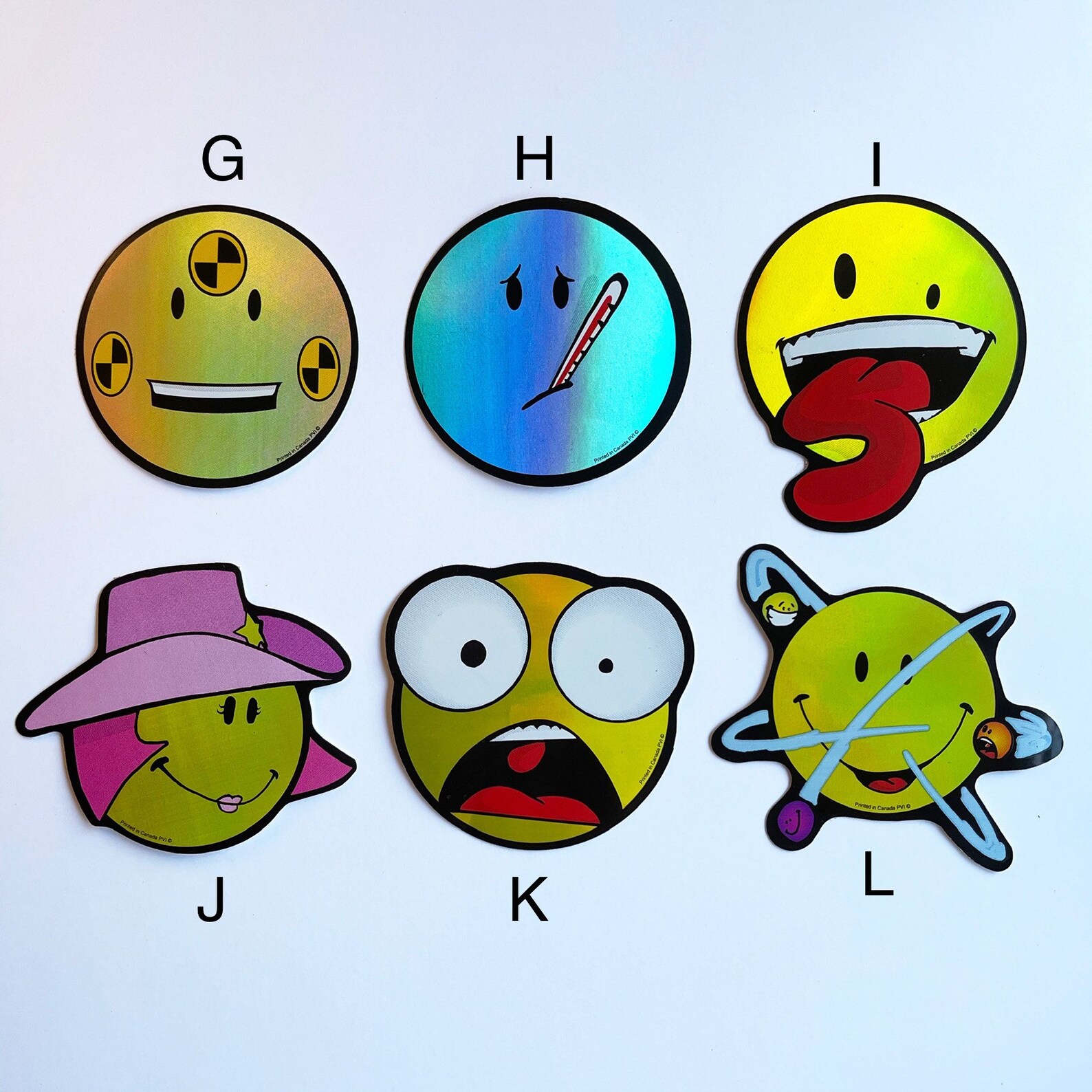 Vintage Smiley Face Vending Machine Stickers From Early 2000s - Etsy