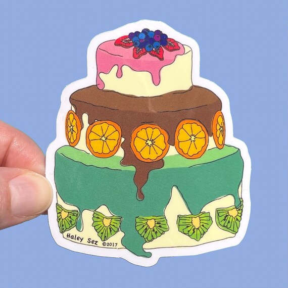 The Ultimate Cake Sticker | Etsy