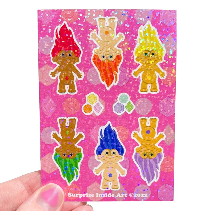 Troll Stickers - Etsy
