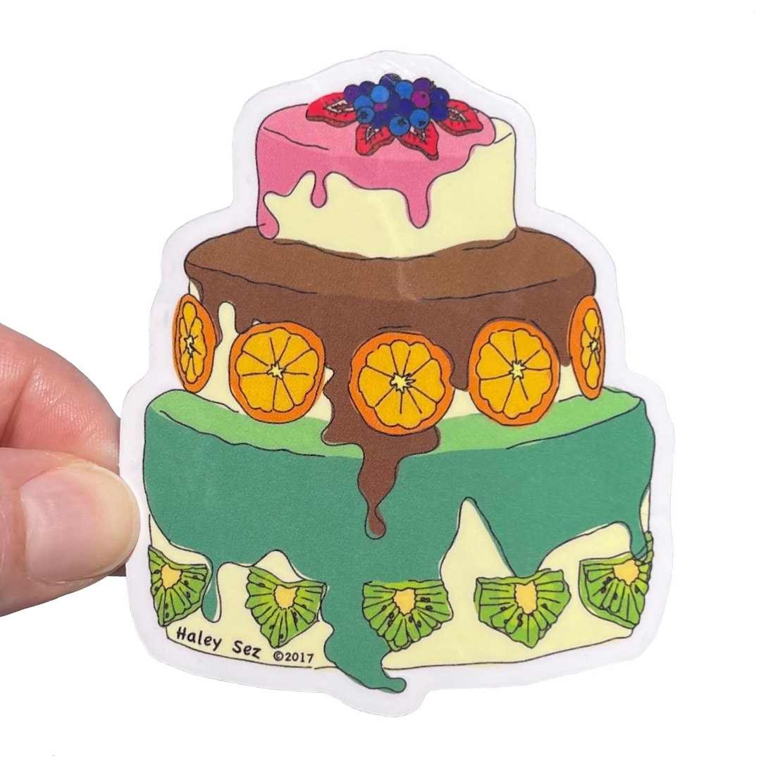 The Ultimate Cake Sticker - Etsy