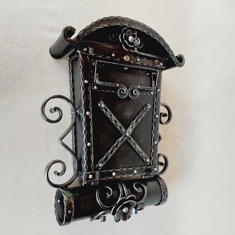 Iron Mailbox - Etsy