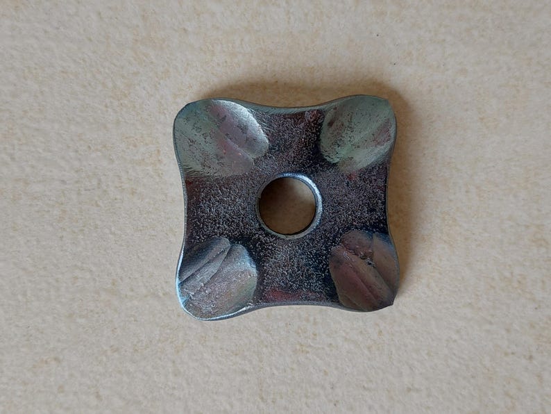 Larger Sets of Hand-forged Petal Washer • Decorative Fasteners • Forged ...