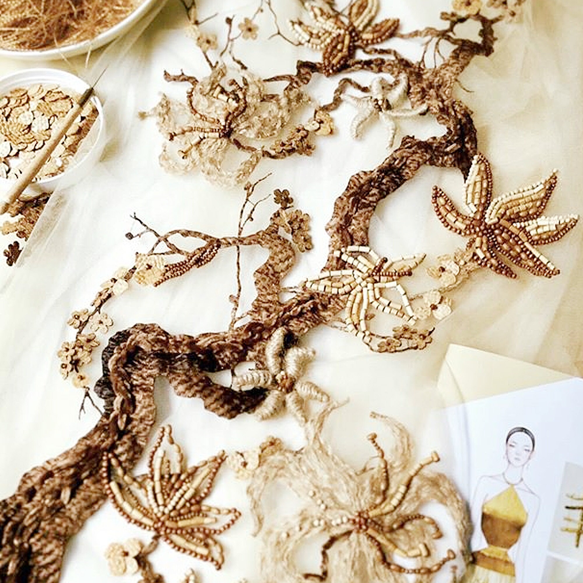 Wooden Tambour Needle Embroidery, Luneville Hook, Tambour Hook, Beading ...