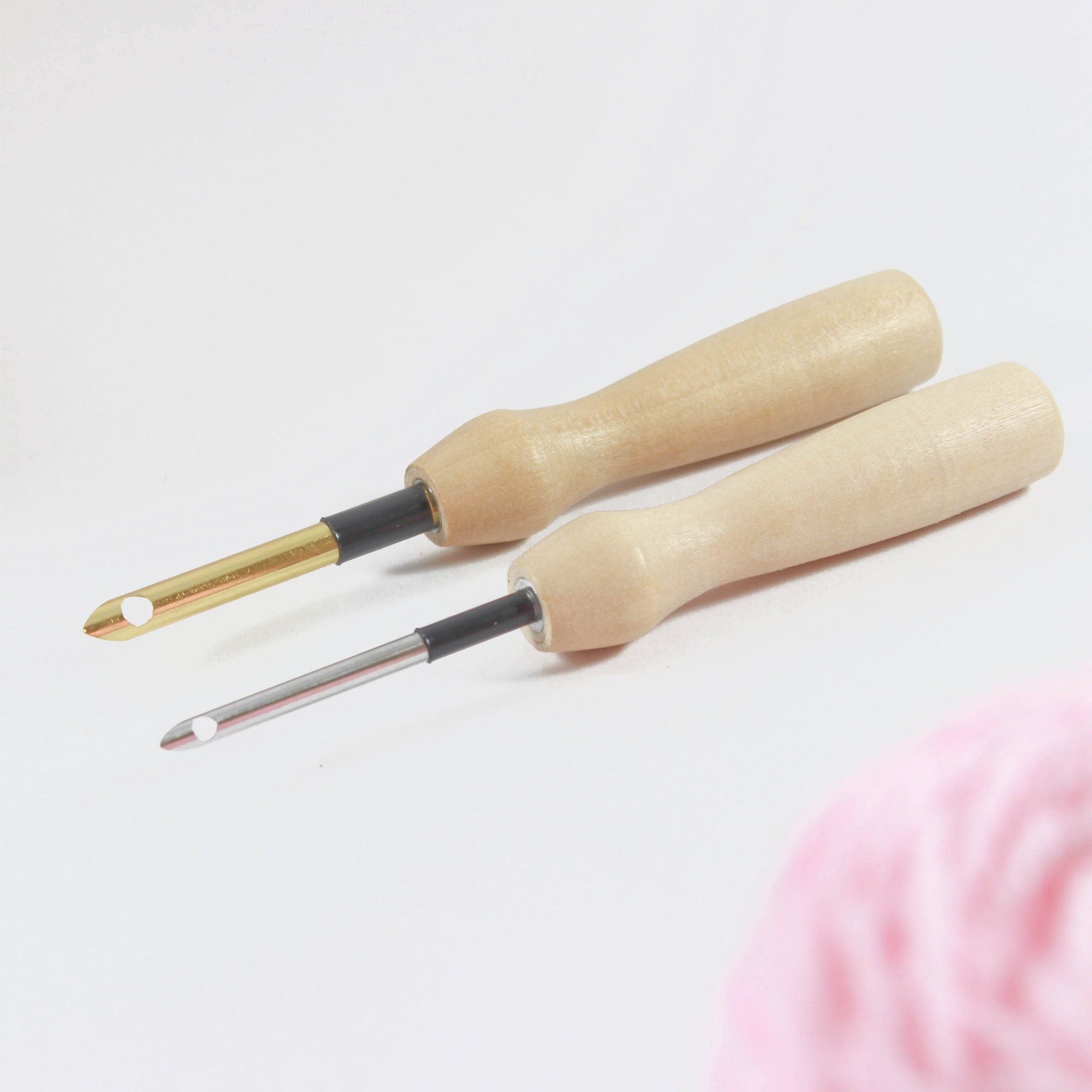Wood Punch Needle, Small Punch Needle 5mm, Rug Hooking Tool, Punch ...