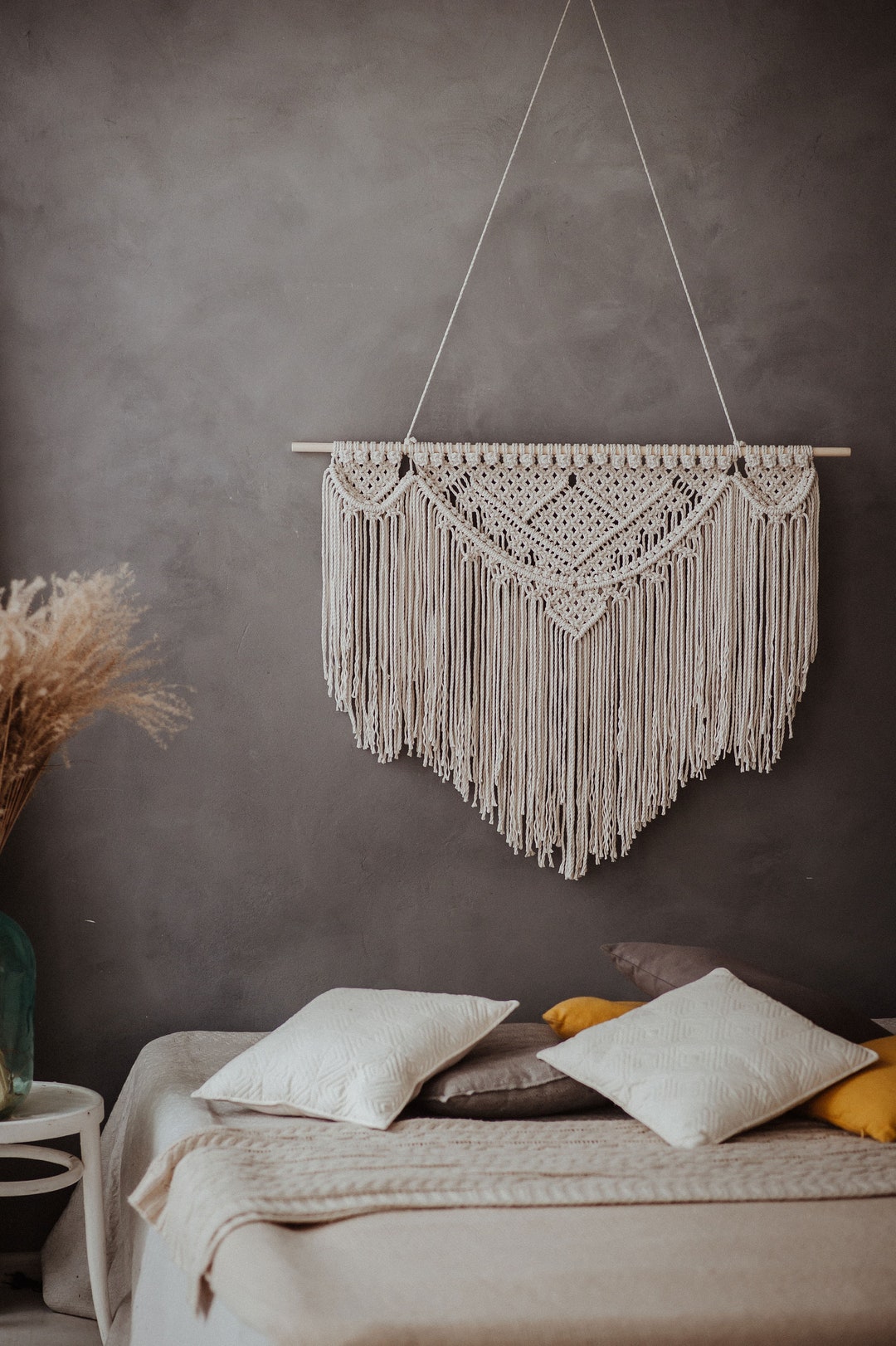 Large Macrame Wall Hanging * Bedroom Decoration * Wall Tapestry ...