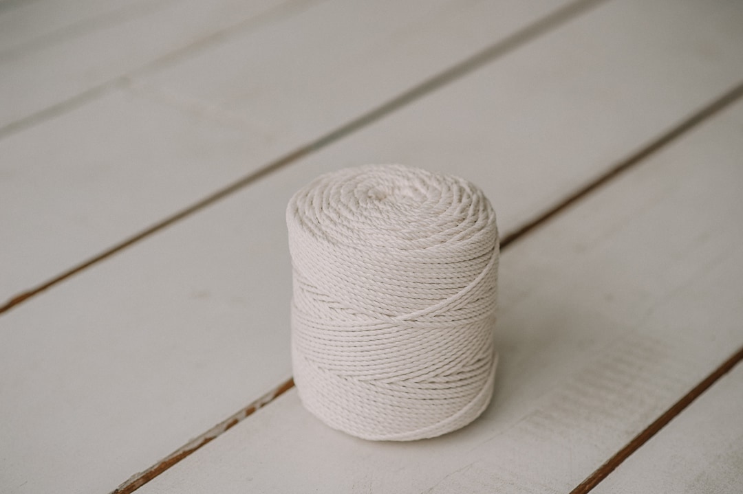 Off-white Macrame Cord 4mm / .15" * Natural Cotton Rope for Macrame ...