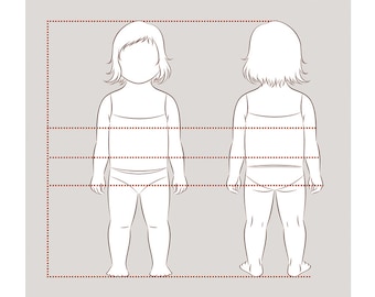 Croquis template | Etsy