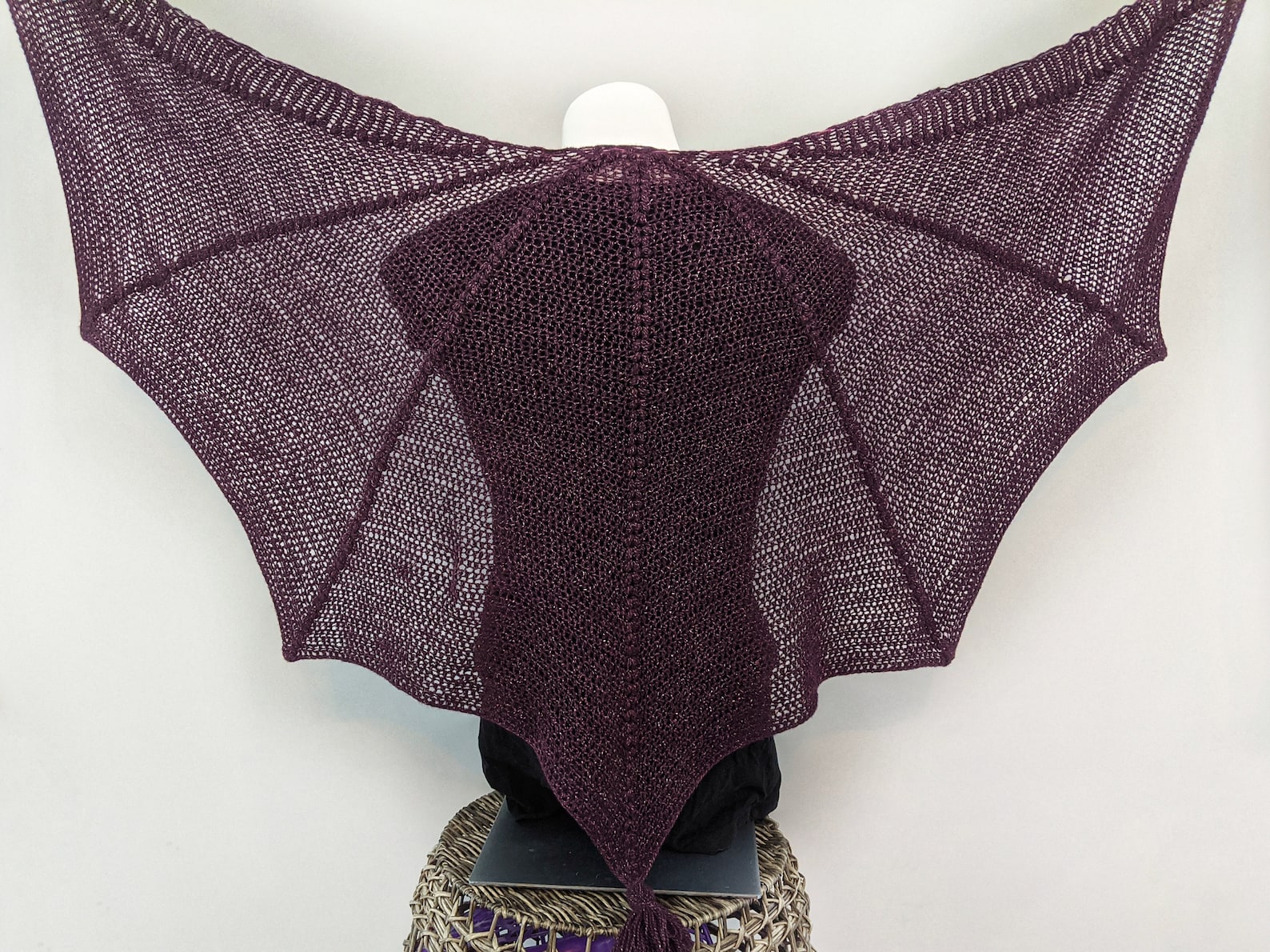 Batwing Crochet Dragon Wing Shawl PATTERN PDF Lace Weight | Etsy UK