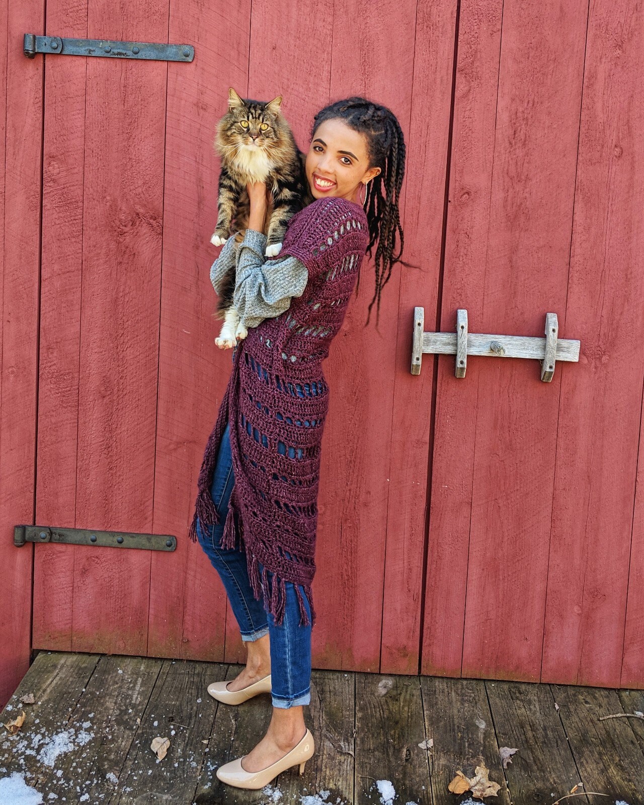 Boho Duster Crochet Fringe Vest Pattern PDF Download | Boho Top ...