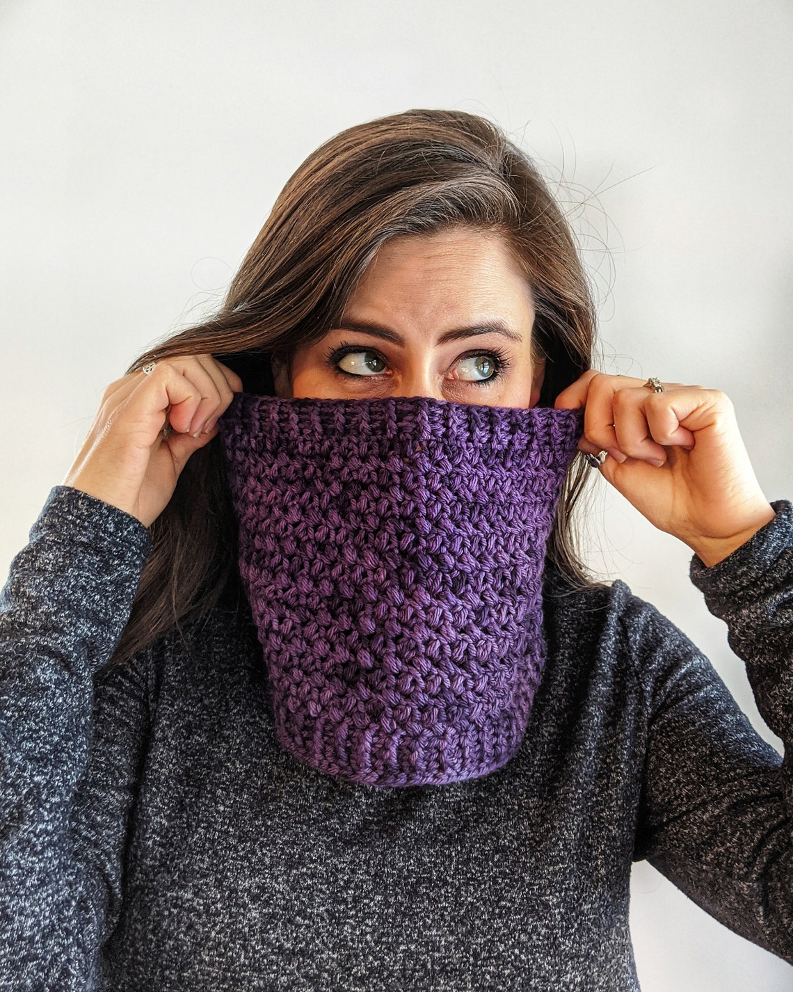 One Skein DK Weight Crochet Cowl Pattern PDF One Skein Cowl | Etsy