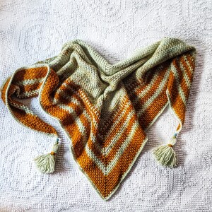 Tidal Fades Shawl DK PDF PATTERN | Triangle Scarf Crochet Pattern | Dk ...