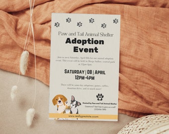 Animal Shelter Kennel Card | Adoptable Pet Introduction Card | Kennel ...