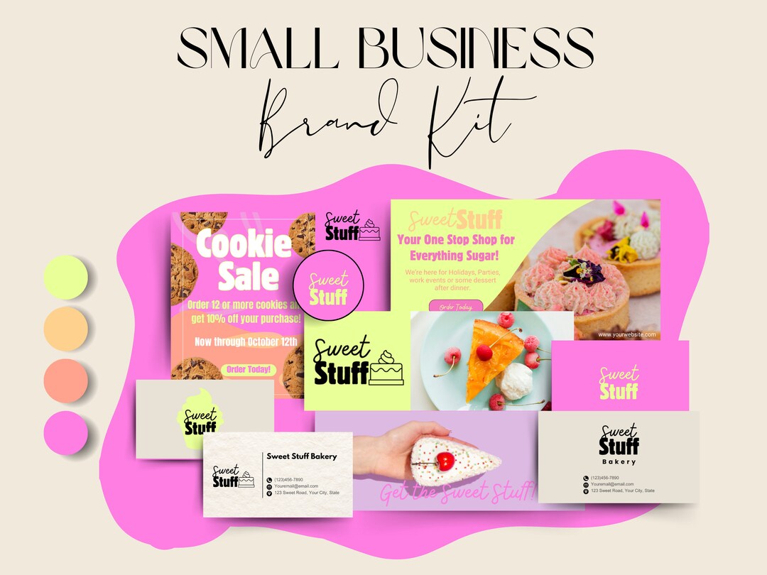 Canva Branding Kit Template | Small Business Brand Kit Template ...