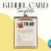 Animal Shelter Kennel Card | Adoptable Pet Introduction Card | Kennel ...