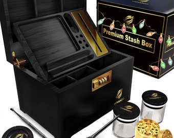 Stash Box With Lock - Etsy