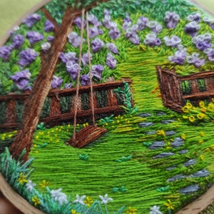 Landscape Embroidery - Etsy