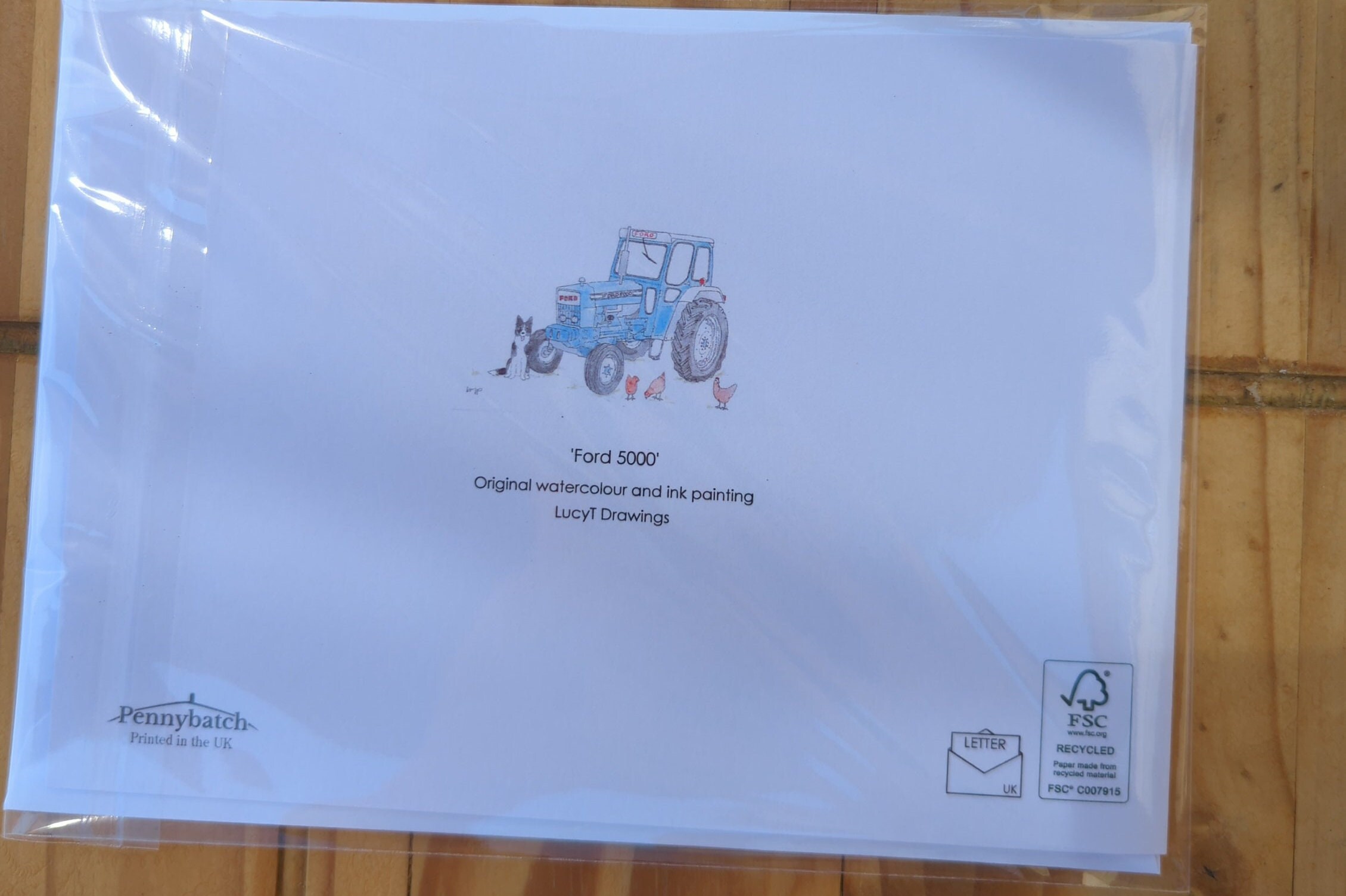 Tractor Card - Etsy
