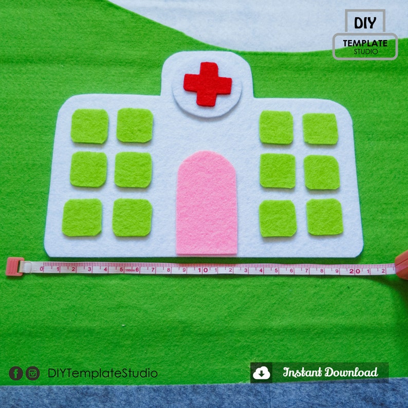 Felt Puzzle - Mix & Match (build Your Own) - 12 Buildings - PDF ...