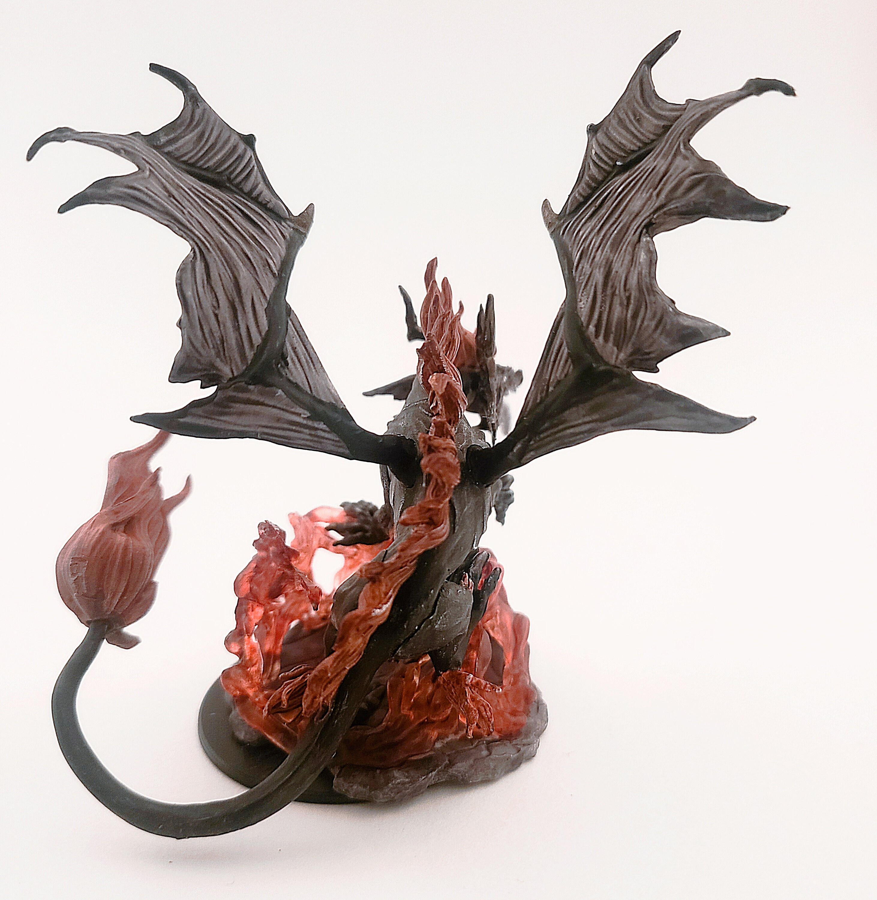 Hand Painted Nightmare Dragon Miniature - Etsy