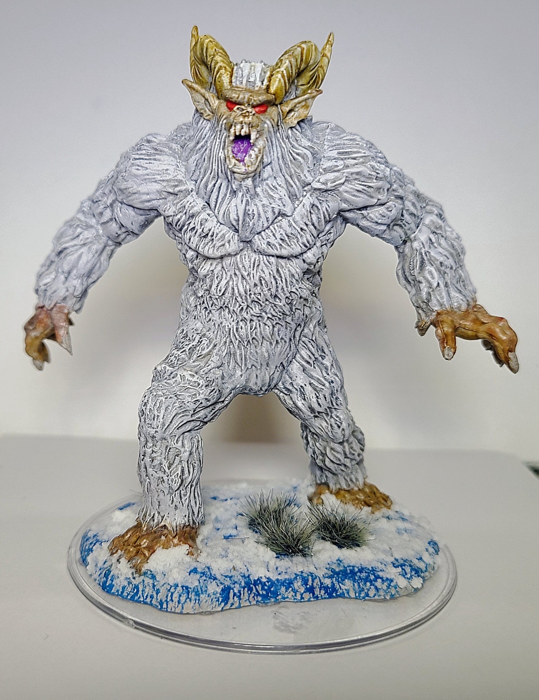 Abominable Yeti Hand Painted Miniature - Etsy