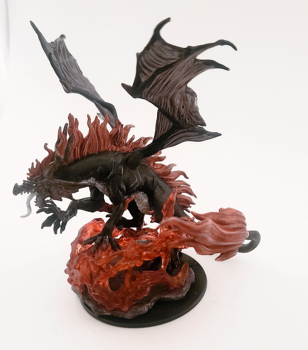 Hand Painted Nightmare Dragon Miniature - Etsy