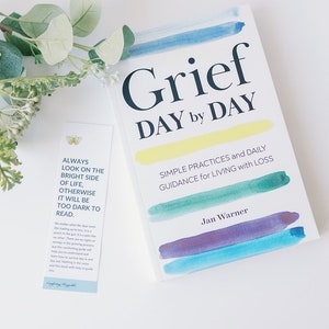 Grief Day by Day Book Bookmark Comfort Sympathy Gift Loss of Loved One ...
