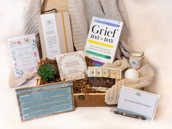 Deluxe Sympathy Gift Set Grief Care Package Encouraging | Etsy