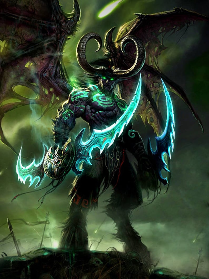 World of Warcraft Warglaive of Azzinoth Legendary Illidan - Etsy