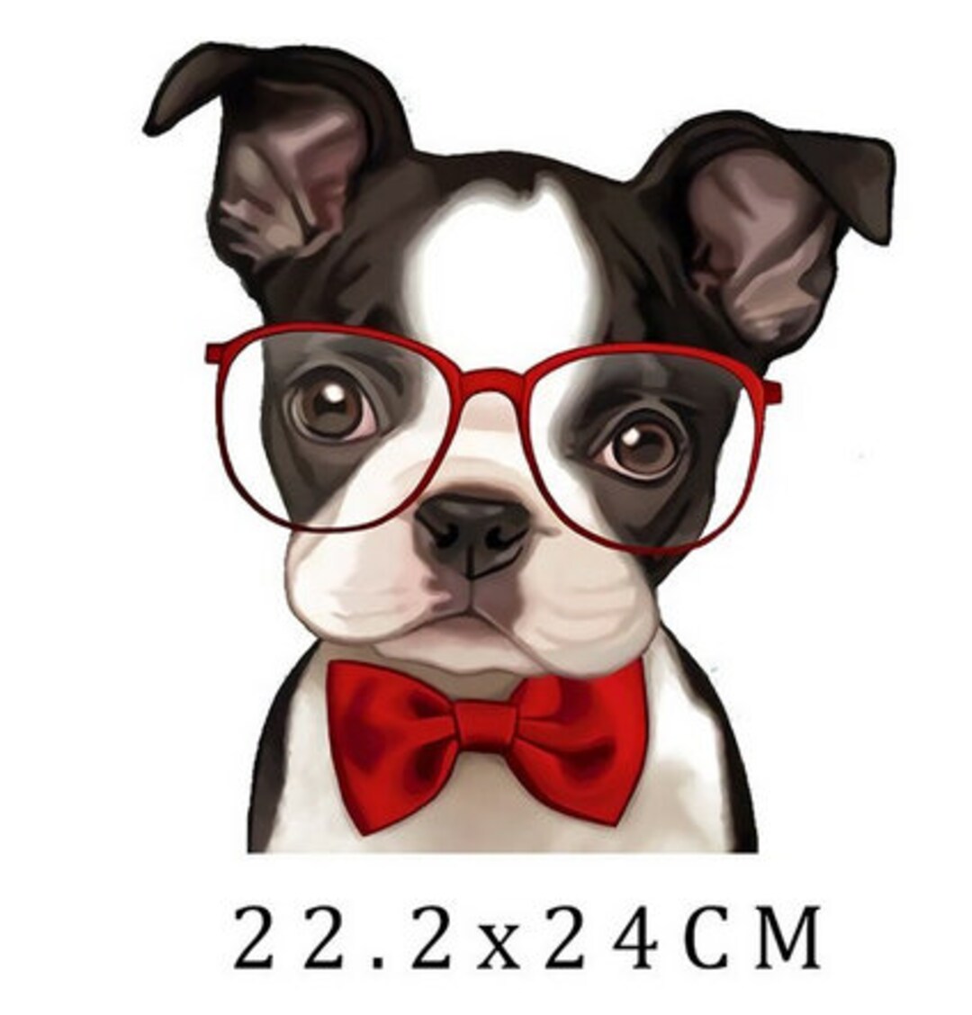 Iron on Transfer Patches Dog Heat Transfer for Clothes T-shirt Jeans ...