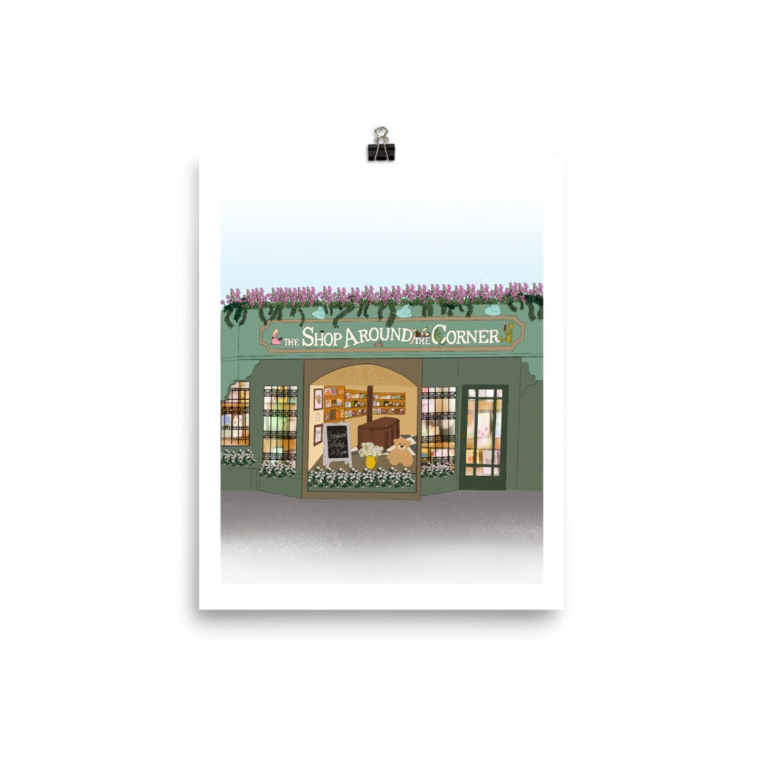 Shop Around the Corner Springtime Poster - Etsy