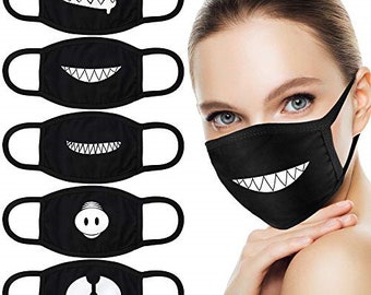 Smile face mask | Etsy